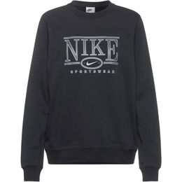 Nike Nsw Club Sweatshirt Damen - schwarz - Gr. XS