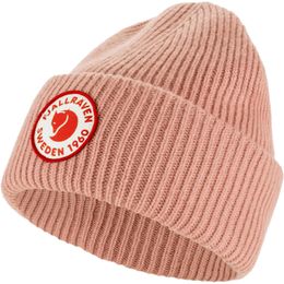 Fjällräven Fjällräven 1960 Logo Beanie - rosa - Gr. Einheitsgröße - Merinowolle