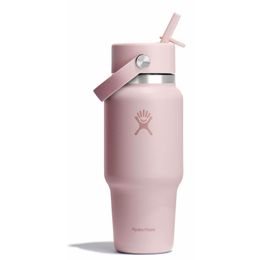 Hydro Flask 24 Oz Wide Flex Straw Travel Isolierflasche - rosa - Gr. Einheitsgröße