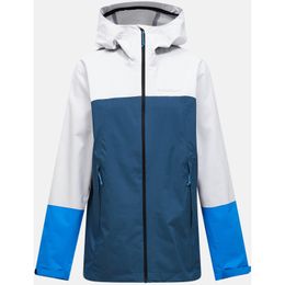 Peak Performance Trail Hipe Hardshelljacke Herren - wei&szlig; - Gr. M - Polyester