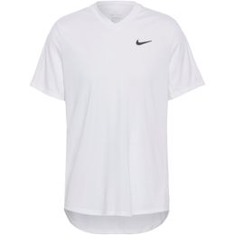 Nike Victory Tennisshirt Herren - weiß - Gr. XL - Polyester