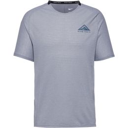 Nike Solar Chase Funktionsshirt Herren - grau - Gr. S - Polyester/Baumwolle
