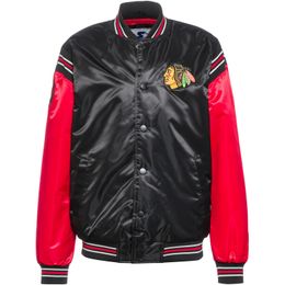 starters Starter Chicago Blackhawks Bomberjacke Herren - schwarz - Gr. M - Polyester
