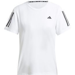 Adidas Own The Run Funktionsshirt Damen - wei&szlig; - Gr. XS - Polyester/Elastan