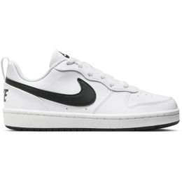 Nike Court Borough Gs Sneaker Kinder - weiß - Gr. 38 - Lederimitat