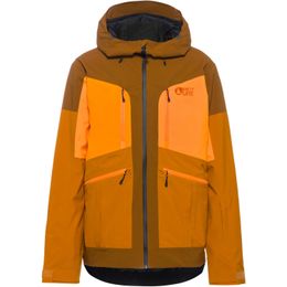 PICTURE Naikoon Skijacke Herren - orange - Gr. S - Polyester