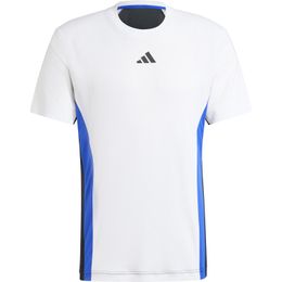 Adidas Flft Pro Tennisshirt Herren - weiß - Gr. M - Polyester