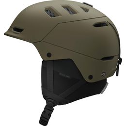 Salomon Husk Pro Helm - oliv - Gr. 53-56