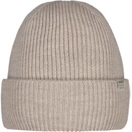 Barts Makalun Beanie - beige - Gr. Einheitsgr&ouml;&szlig;e - Merinowolle