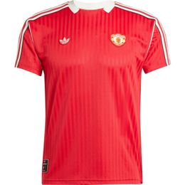Adidas Manchester United Icon Funktionsshirt Herren - rot - Gr. XXL - Polyester