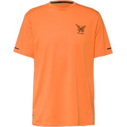 Nike Rise 365 Funktionsshirt Herren - orange - Gr. S - Polyester/Lyocell/Elastan