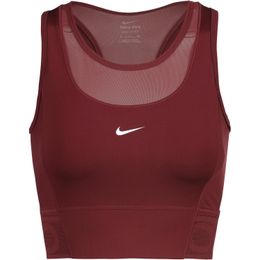 Nike Dri-Fit Croptop Damen - rot - Gr. L