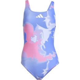 Adidas Tie Dye Schwimmanzug Damen - blau - Gr. 34 - Polyester/Elastan