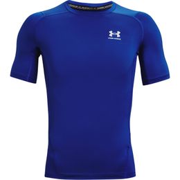 Under Armour Heatgear Comp Funktionsshirt Herren - blau - Gr. XL - Polyester/Elastan