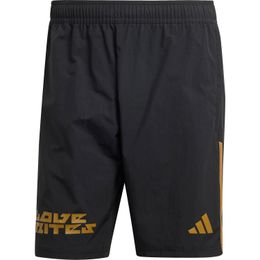 Adidas Pride Fußballshorts Herren - schwarz - Gr. L - Polyamid