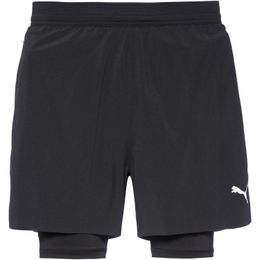 Puma Train All Day Funktionsshorts Herren - schwarz - Gr. XL - Polyester/Elastan