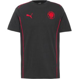 Puma Fc St. Pauli T-Shirt Herren - schwarz - Gr. M - Baumwolle/Elastan