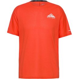 Nike Solar Chase Funktionsshirt Herren - orange - Gr. L - Polyester/Baumwolle
