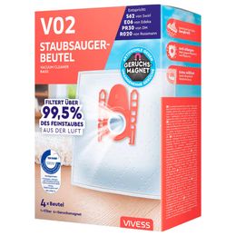 Vivess Staubsaugerbeutel 'V02' 4 Stück