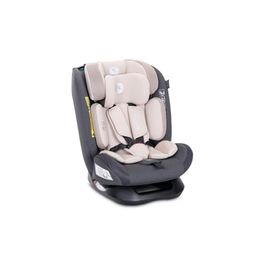 Lorelli Kindersitz Scorpius i-Size (40-150cm) verstellbar 5-Punkt-Gurt bis 36 kg beige grau