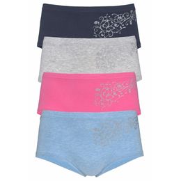 Petite Fleur Pantys M&auml;dchen Gr&ouml;&szlig;e 170/176 marine / rauchblau / graumeliert / pink