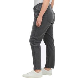 sheego Damen Jeans in schmaler Form, grey denim, Gr&ouml;&szlig;e 58
