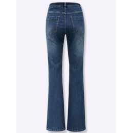 WITT Damen Schlagjeans in 5-Pocket-Form, blue-stone-washed, Gr&ouml;&szlig;e 24