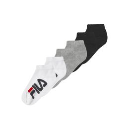 Fila Socken M&auml;dchen Gr&ouml;&szlig;e 27/30.5 grau / rot / schwarz / wei&szlig;