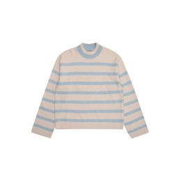 ONLY GIRLS Pullover 'KOGAMA' M&auml;dchen Gr&ouml;&szlig;e 122/128 beige / hellblau