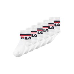 Fila Socken Jungen Gr&ouml;&szlig;e 31/34.5 rot / schwarz / wei&szlig;
