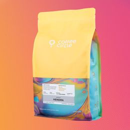 Coffee Circle Kaffee Hendra, 1 kg ganze Bohne, Arabica aus Indonesien, nussig und schokoladige Noten, Weihnachtskaffee, nachhaltiger Filterkaffee