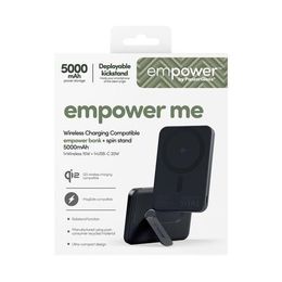 PanzerGlass empower Powerbank w. Spin Stand 5000mAh Space Black
