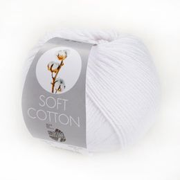 Soft Cotton von Lana Grossa, Wei&szlig;, aus Baumwolle