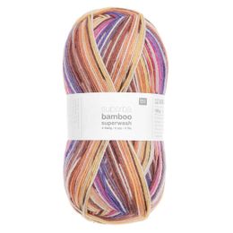 Sockenwolle Superba Bamboo Superwash von Rico Design, Candy, aus Schurwolle