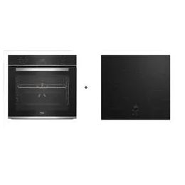 Beko Ger&auml;teset Backofen BBIM13300X + Induktionskochfeld HII64400MT