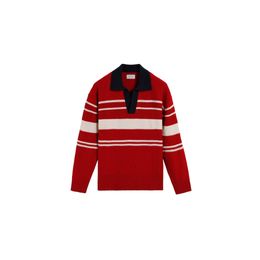 Scalpers Pullover 'Vintage' Herren Gr&ouml;&szlig;e S beige / navy / rot