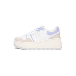 Tommy Jeans Sneaker Damen Gr&ouml;&szlig;e 36 beige / ecru / lavendel