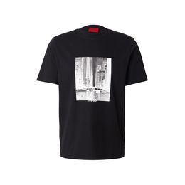 Hugo T-Shirt 'Deyss' Herren Gr&ouml;&szlig;e XS grau / hellgrau / schwarz
