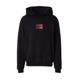Hugo Sweatshirt 'Dano' Herren Gr&ouml;&szlig;e L brombeer / hellrot / schwarz