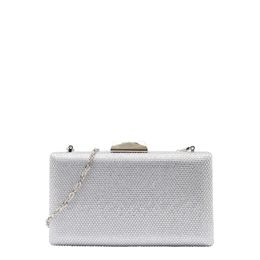 Mascara Clutch Damen Gr&ouml;&szlig;e One Size silber
