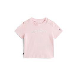 Tommy Hilfiger T-Shirt Jungen Gr&ouml;&szlig;e 80 rosa / wei&szlig;