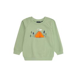 Blue Seven Sweatshirt Jungen Gr&ouml;&szlig;e 92 dunkelblau / pastellgr&uuml;n / orange / offwhite