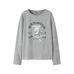 name it Shirt 'NKMVUX' Jungen Gr&ouml;&szlig;e 158/164 graumeliert / wei&szlig;