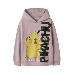 name it Sweatshirt 'NKFNisara Pokemon' M&auml;dchen Gr&ouml;&szlig;e 122/128 gelb / lila / schwarz