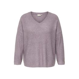 Only Carmakoma Pullover 'CARARIZONA' Damen Gr&ouml;&szlig;e 6XL flieder