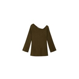 Scalpers Scwavyknitset Jumper ' ' Damen Gr&ouml;&szlig;e S gr&uuml;n / khaki