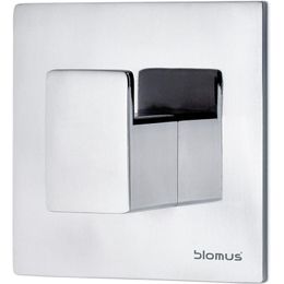 Wandhaken Blomus "MENOTO", silber (edelstahlfarben), B:6cm H:6cm, Edelstahl, Haken, Wandhaken, Haken, Edelstahl poliert