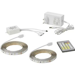 Nordlux LED Stripe "Ledstrip", Energieeffizienz: G (A-G), weiß, Kabellänge 120m, Lichterketten, Einstellbares und dimmbares weißes Licht, inkl. Fernbedienung