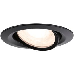 Paulmann LED Einbauleuchte "Nova Plus 1x35W Schwarz matt/Alu Zink", schwarz, 1, Ø 9,3cm, Leuchten