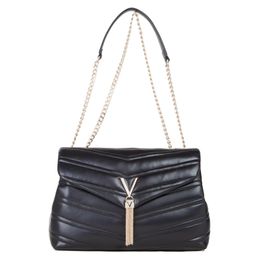 Valentino Handbags Umh&auml;ngetasche VALENTINO BAGS "FLAP BAG PRIVILEGE", Damen, Gr. B/H/T: 32cm x 22cm x 12cm, schwarz (nero), Lederimitat, Taschen Umh&auml;ngetasche, Schultertasche Henkeltasche Handtasche Damen